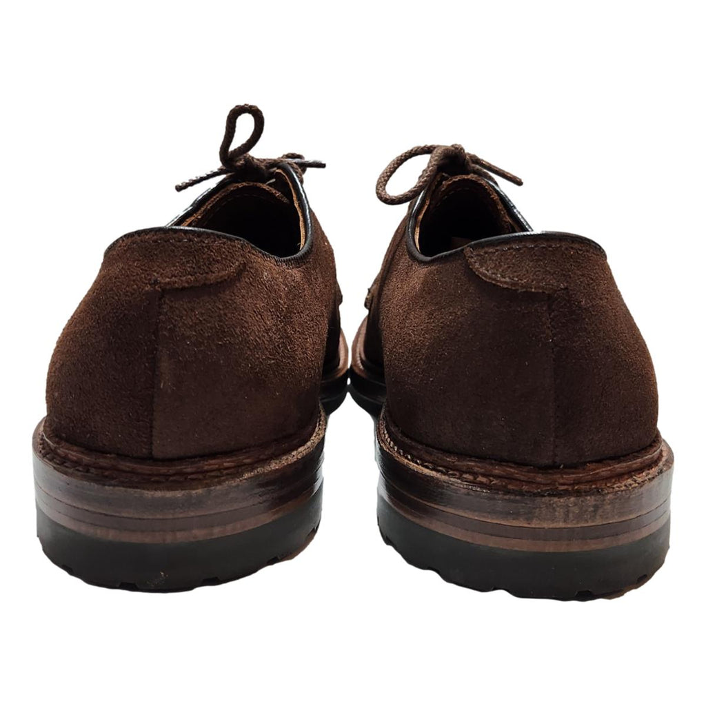 Alden 9474C Plain Toe Blucher Tobacco Reverse Chamois - MILWORKS