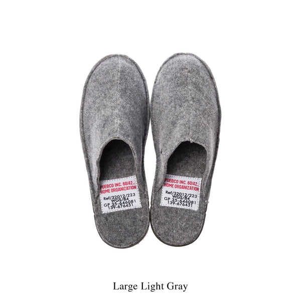 SLIPPERS: Light Gray / Small - MILWORKS